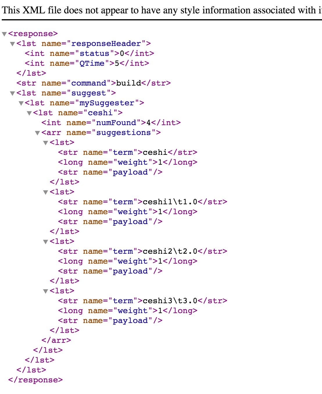 Solr – Suggester – FileDictionaryFactory | datafireball