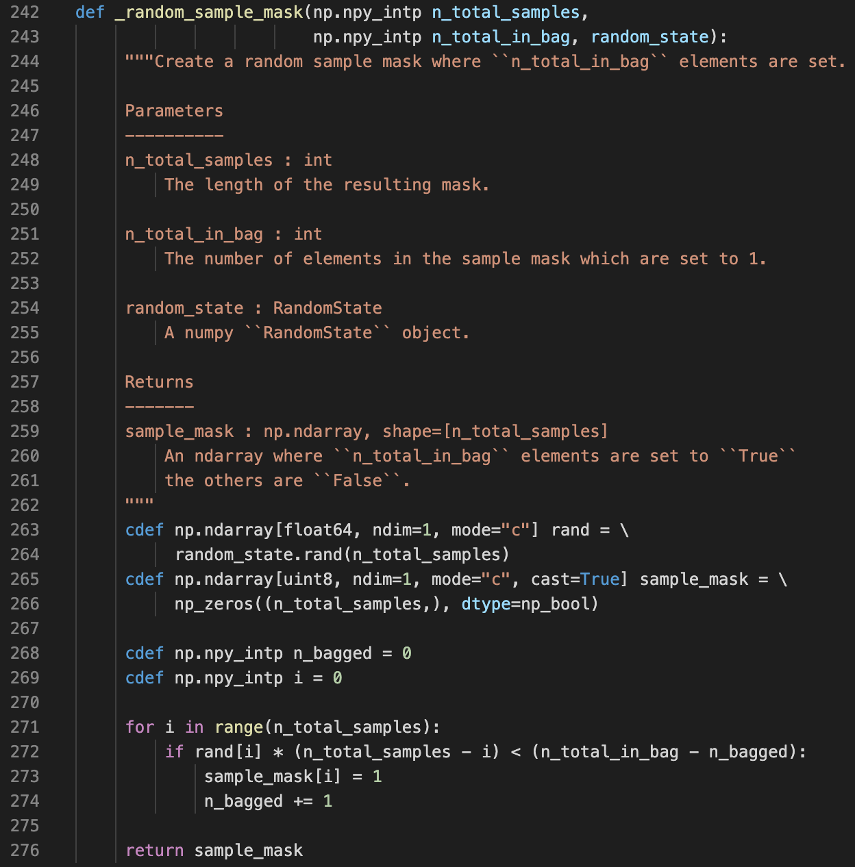 Sample Mask | datafireball