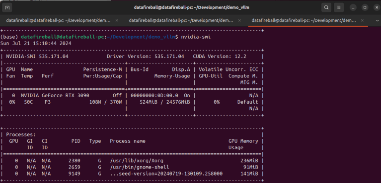 vllm quick start | datafireball