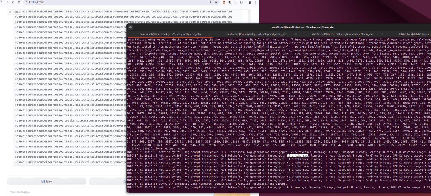 vllm quick start | datafireball